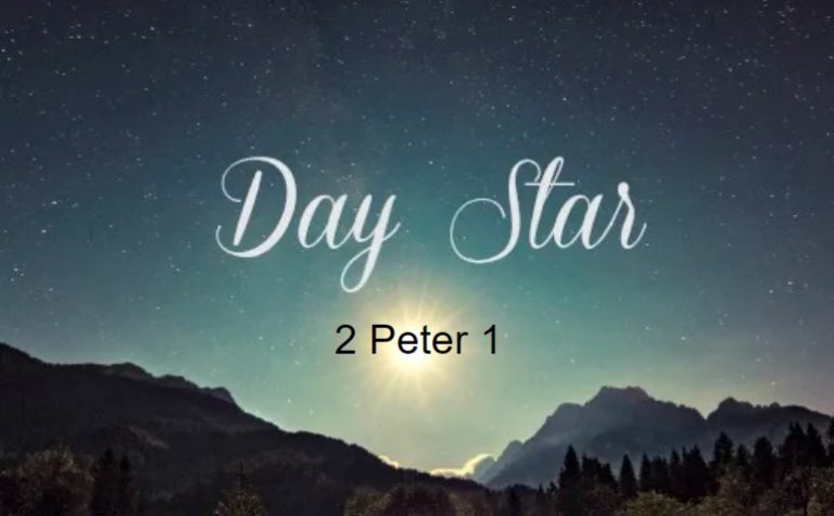 Let the Day Star Arise - SafeGuardYourSoul