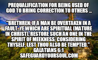 Biblical Facts About Correction - SafeGuardYourSoul