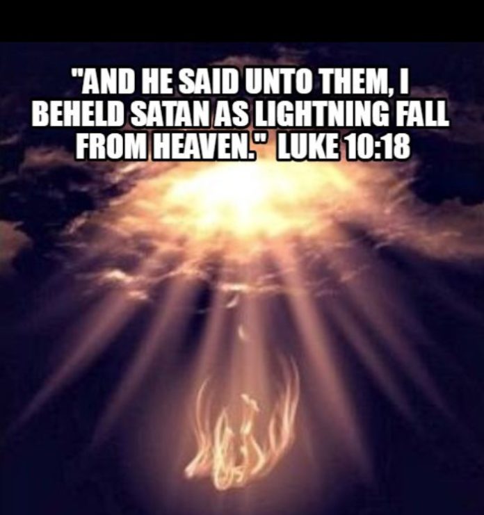"I beheld Satan as lightning fall from heaven" - SafeGuardYourSoul
