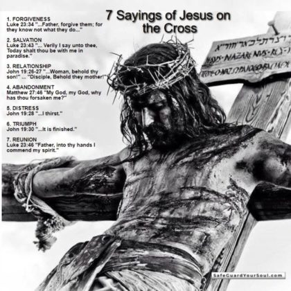 7 Sayings of Jesus on the Cross [podcast] - SafeGuardYourSoul