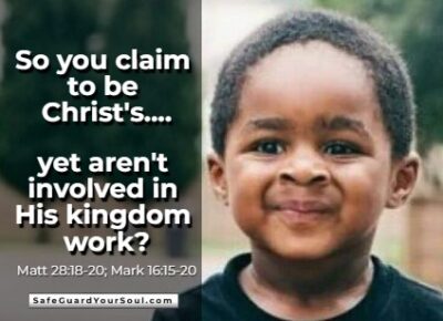 Executing Christ's Great Commission [podcast] - SafeGuardYourSoul